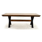 Wentworth 84″ Herringbone Dining Table - Home Source Furniture