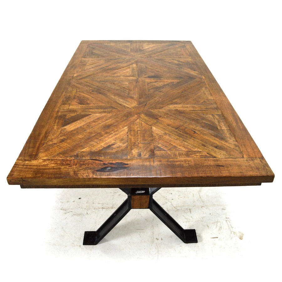 Wentworth 84" Herringbone Dining Table - Home Source Furniture