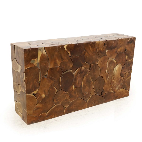 Modern 58″ Teak Wood Console Table, RIS 818 - Home Source Furniture