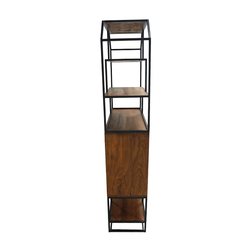 Metro Bookcase With Storage Cabinet, Vintage Tobacco - Home Source ...
