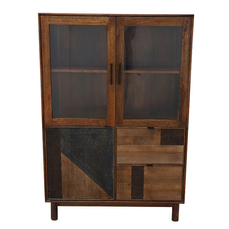 Symbol Storage Cabinet, Cocoa Brown - Home Source Furniture